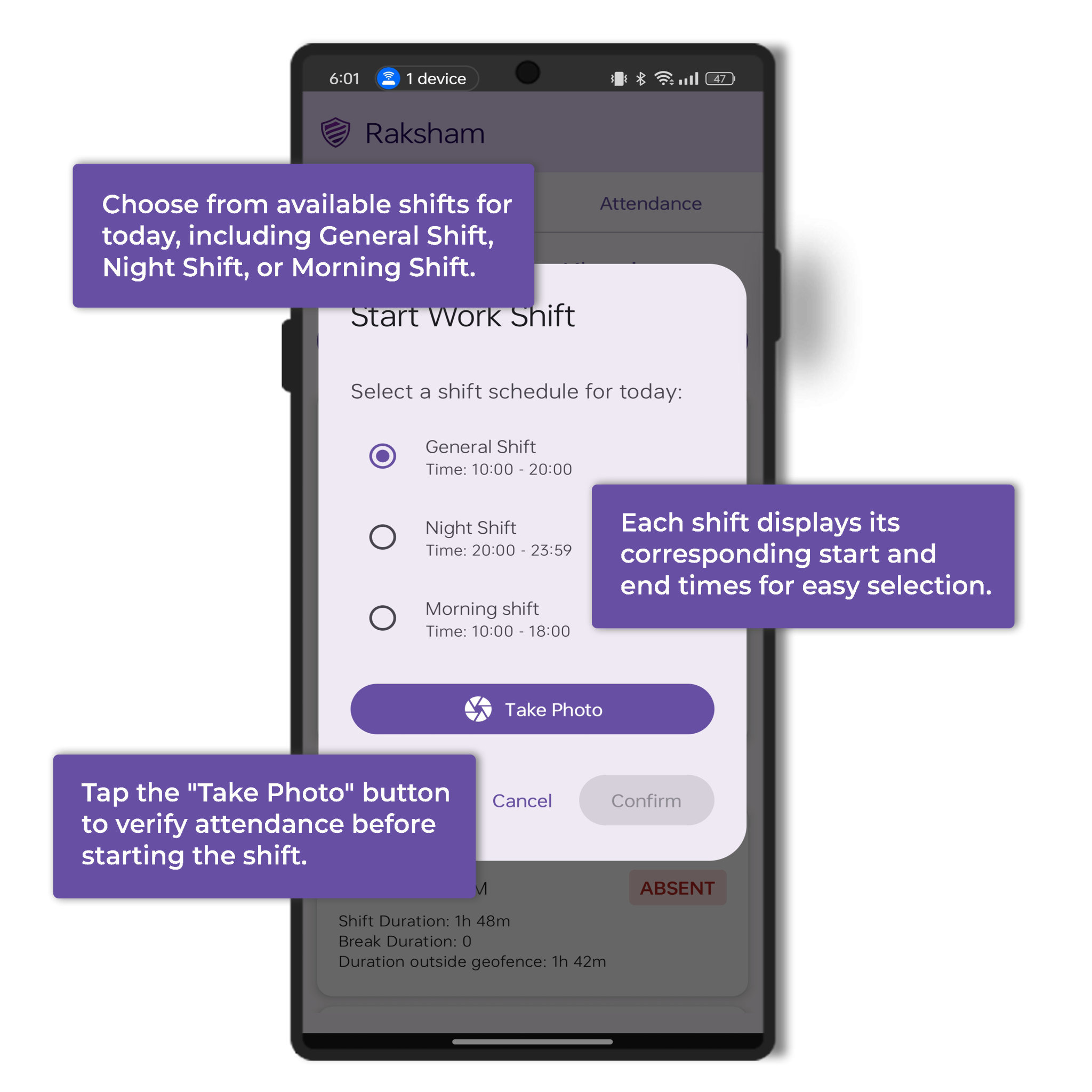 Staff App - Raksham - Staff Attendance, Guard Management and Payroll ...