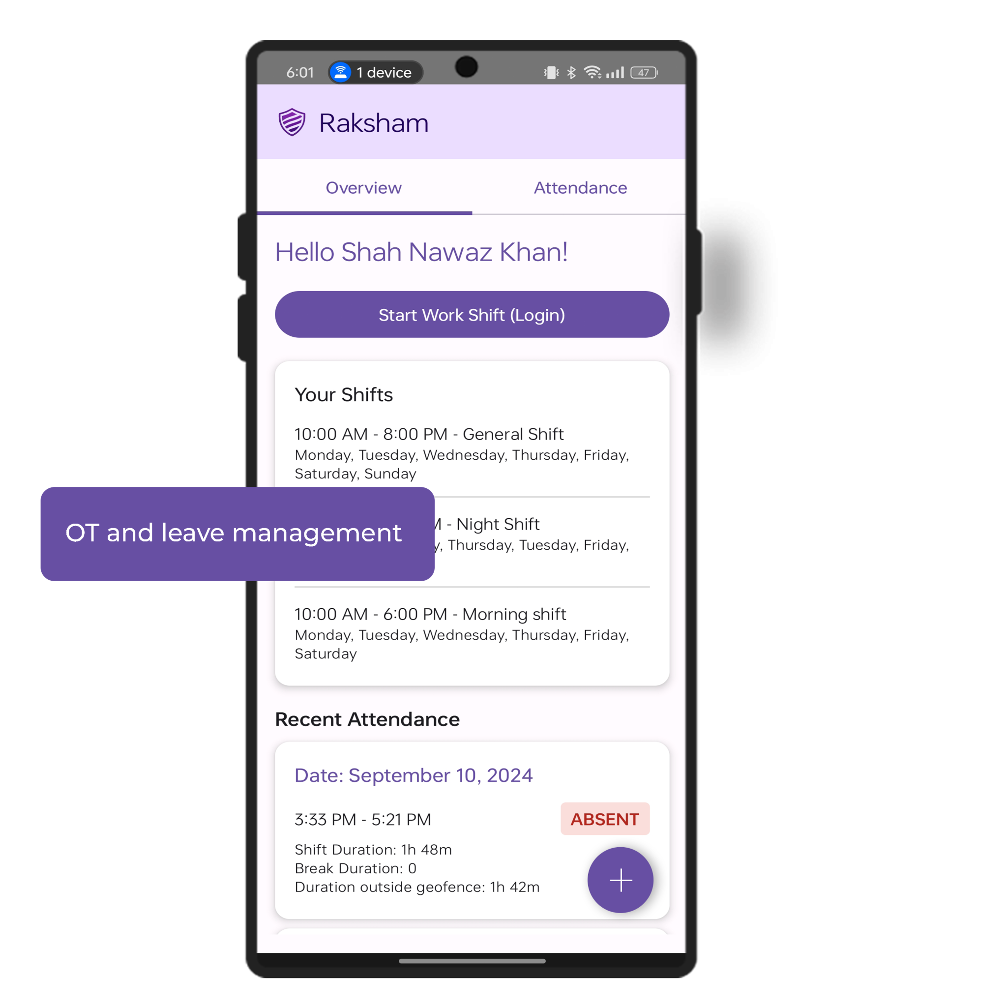 Guard App - Raksham - Staff Attendance, Guard Management and Payroll ...