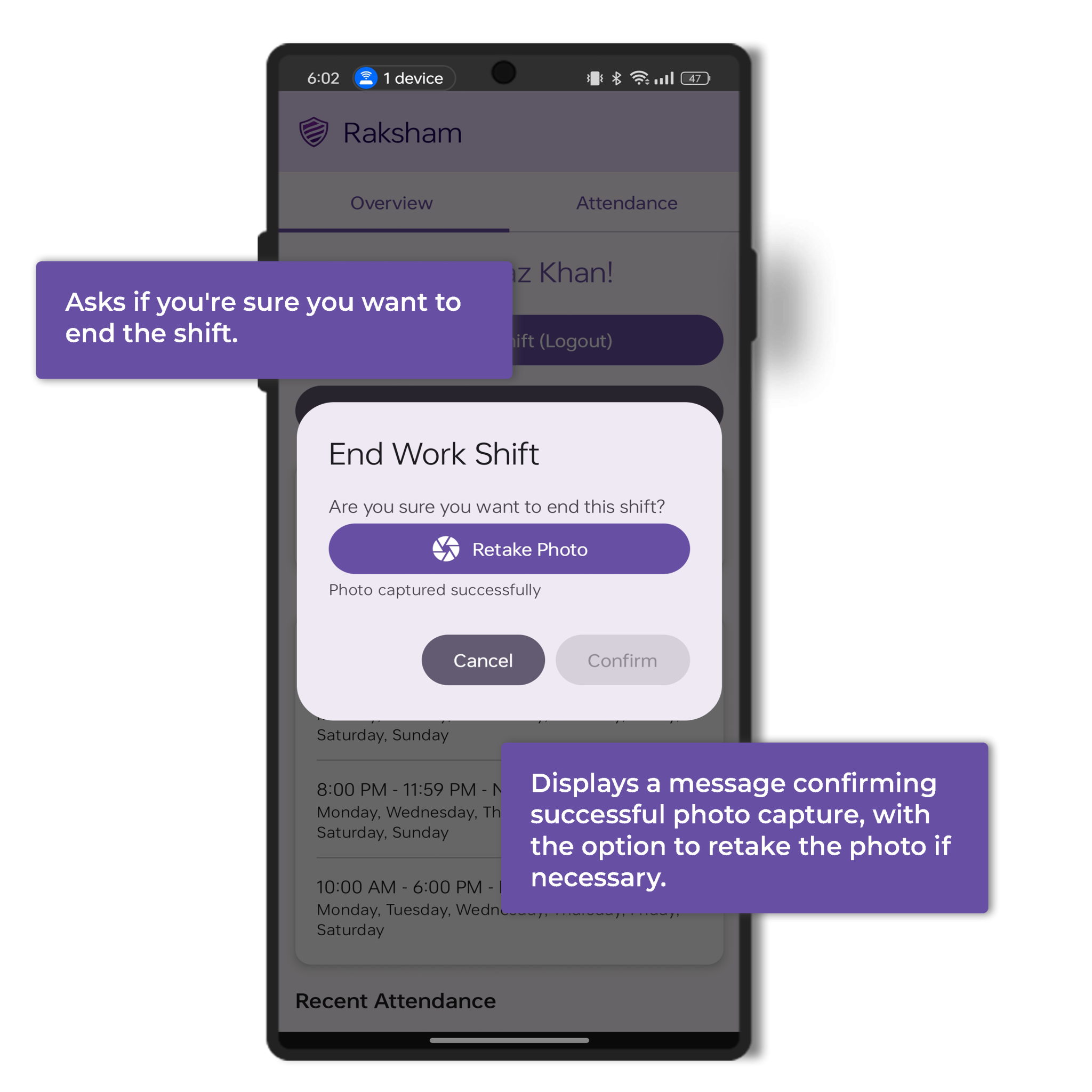 Staff App - Raksham - Staff Attendance, Guard Management and Payroll ...